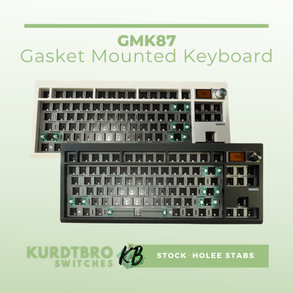 GMK87 80% TKL Tri-mode Gasket Mounted Keyboard (Stock and Modded ...