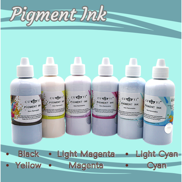 PROMO CUYI PIGMENT 6/4 COLORS 100ML (CMYK,LM,LC) | Shopee Philippines