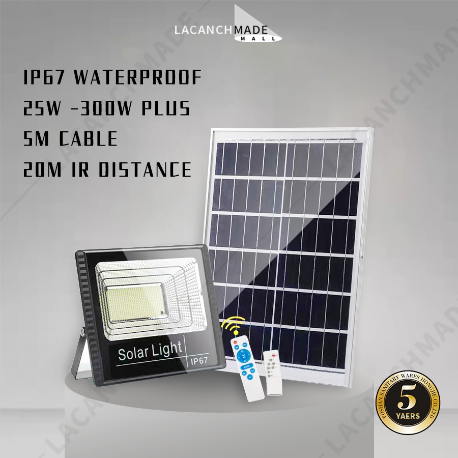 Solar Light Solar Flood Light Outdoor 25W-300W IP67 Waterproof Solar ...