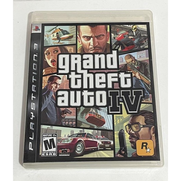 Grand Theft Auto IV black label with map ps3 R1 | Shopee Philippines