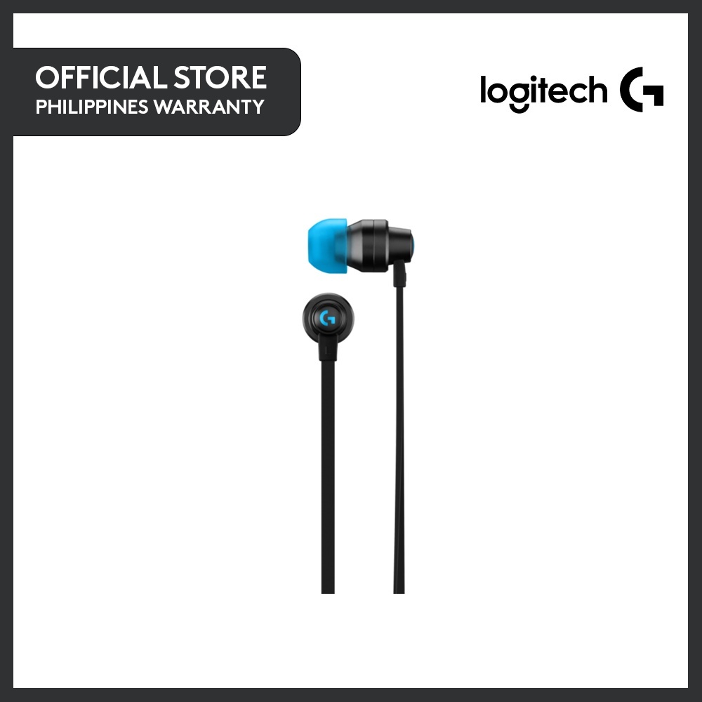 Logitech G333 Gaming Earphones with Dual Audio Drivers In-Line Mic ...
