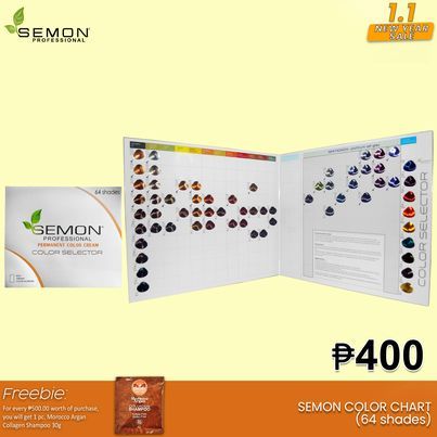 Semon Color Chart (64shades)Available Colors | Shopee Philippines