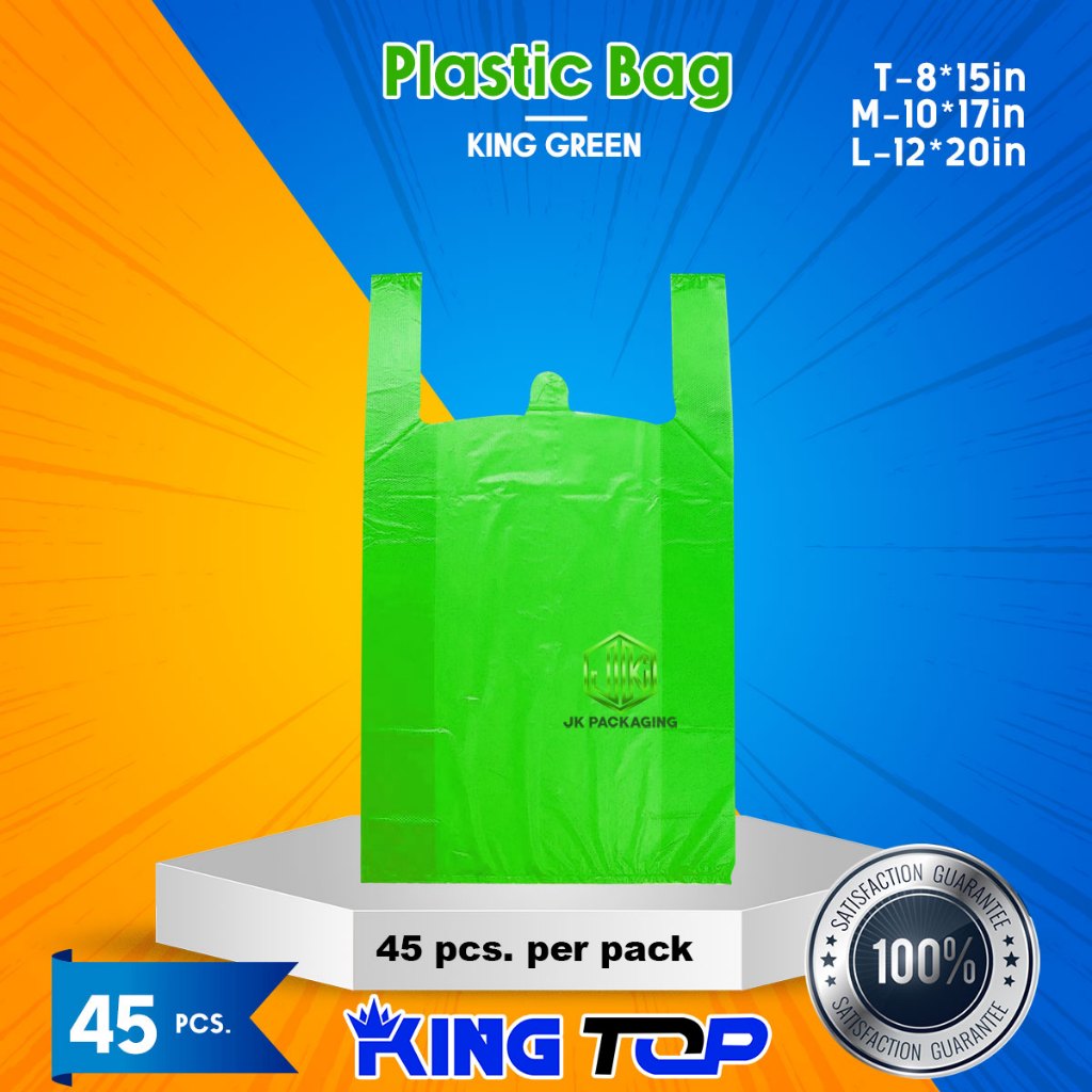 Plastic Sando Bag ( GREEN ) [ 45 PCS. per pack ] | Shopee Philippines