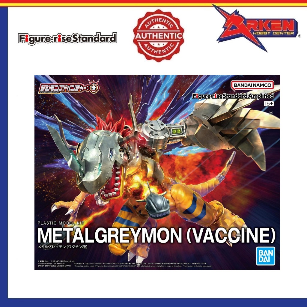BANDAI Figure-Rise Standard Digimon Adventure - Amplified Metalgreymon ...