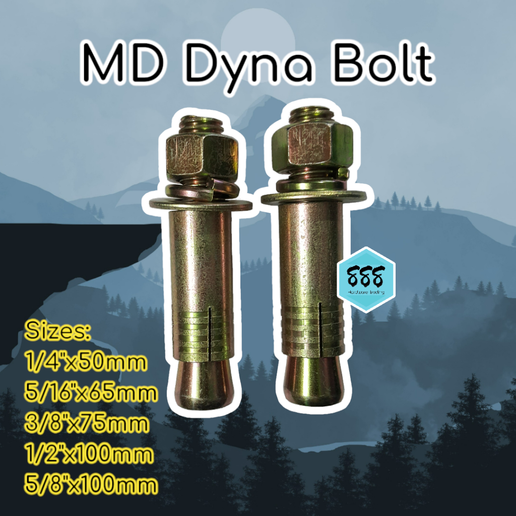 MD Heavy Duty Dyna Bolt | Shopee Philippines