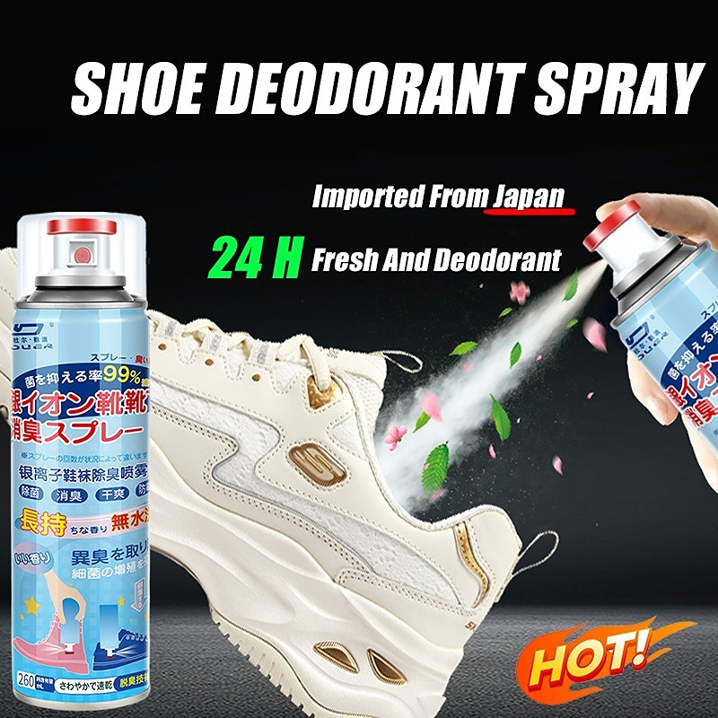 260ML Japan Shoe Deodorant Spray Socks and Shoes Stink Freshener Odor ...