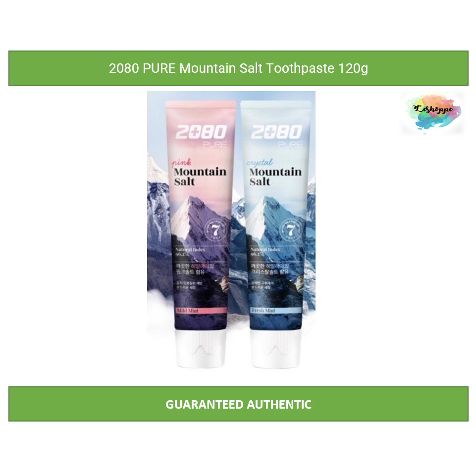 2080 PURE Mountain Salt Toothpaste 120g | Shopee Philippines