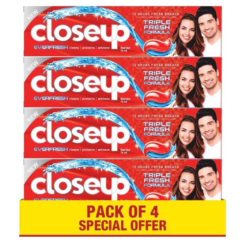 Close Up Toothpaste 75ml x 4 | UAE Origin 🇦🇪🇦🇪🇦🇪 | Shopee Philippines