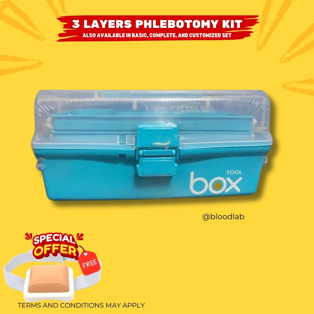 COLLEGE STUDENTS' PHLEB KIT 3 layer phlebotomy kit | Shopee Philippines