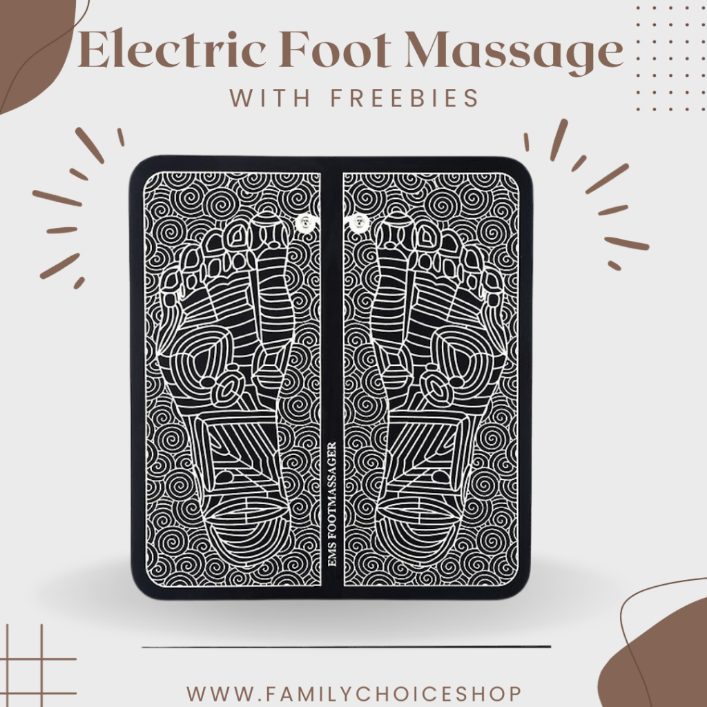 Japan Electric Ems Foot Massage Pad Relief Fatigue Micro Current Pulse 5755