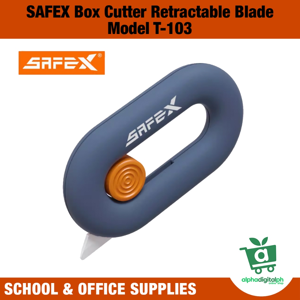 SAFEX T-103 Box Cutter Retractable Safety Ceramic Blade Portable ...