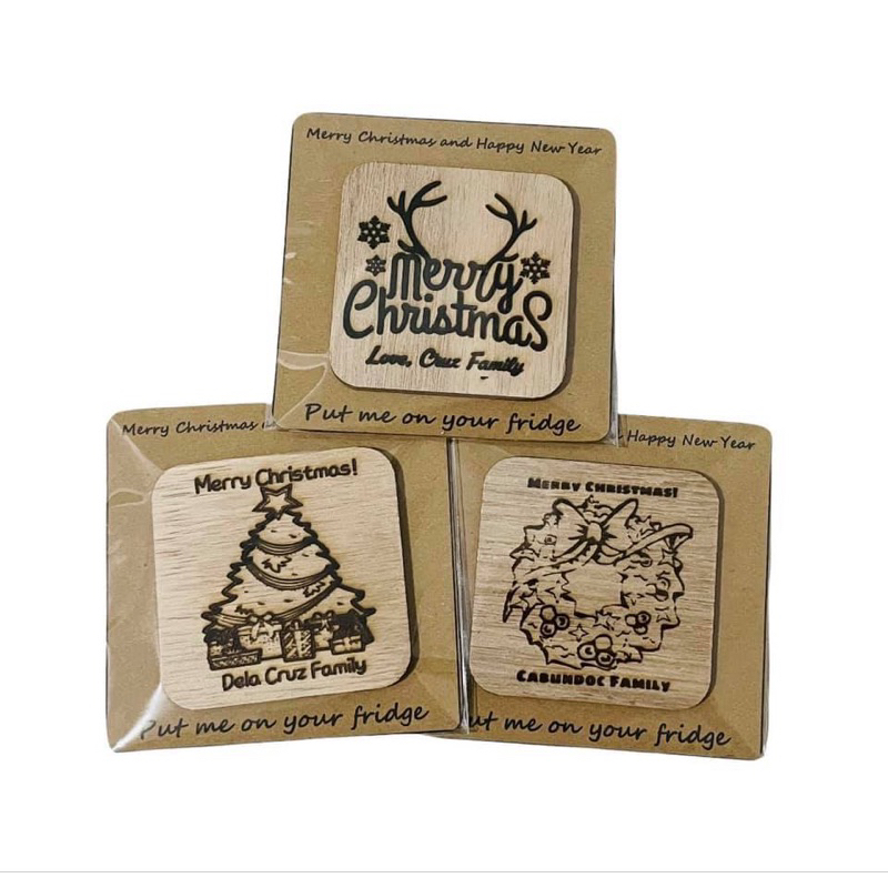 Christmas Ref Magnet - Personalized | Shopee Philippines