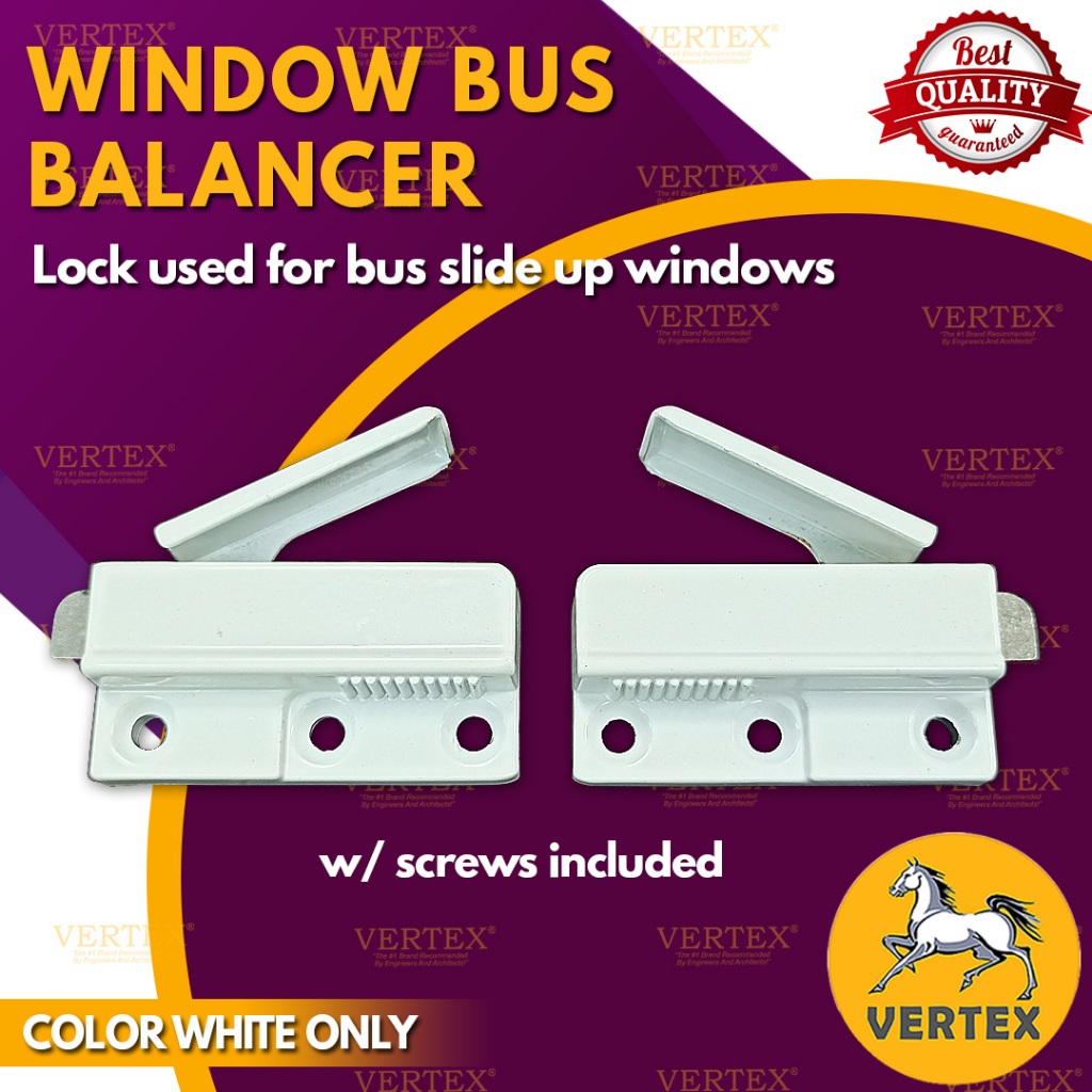 Window Bus Balancer with Screws WHITE (PAIR, Left and Right) Bus Window ...