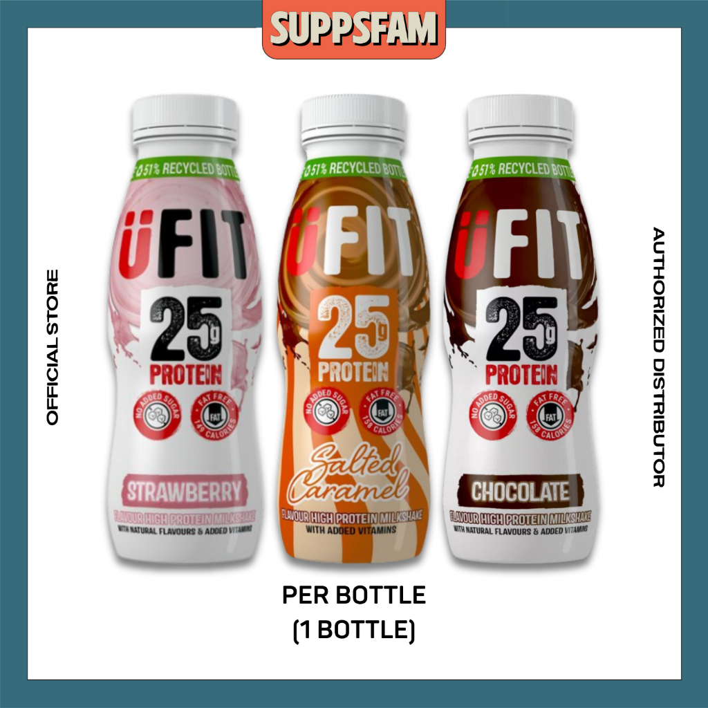 Ufit 25g High Protein Shake Drink 330ml Per Bottle | Shopee Philippines
