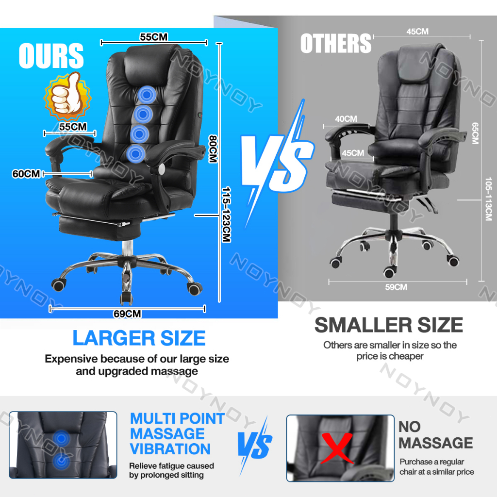 Leather Office Chair Boos Massage Chair Executive Office Chair Usb 2573