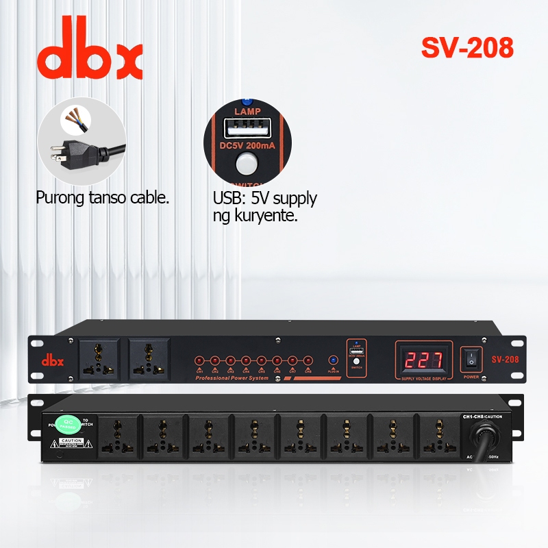 SV-208 power sequencer,power sequence controller 10 channel switch 220v+USB 1channel | Shopee ...