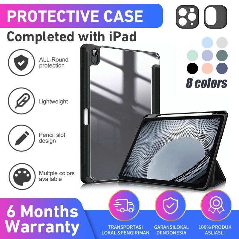 Clear Casing for iPad Air 4 Air 5 Case for iPad 9th Gen Acrylic Case ...
