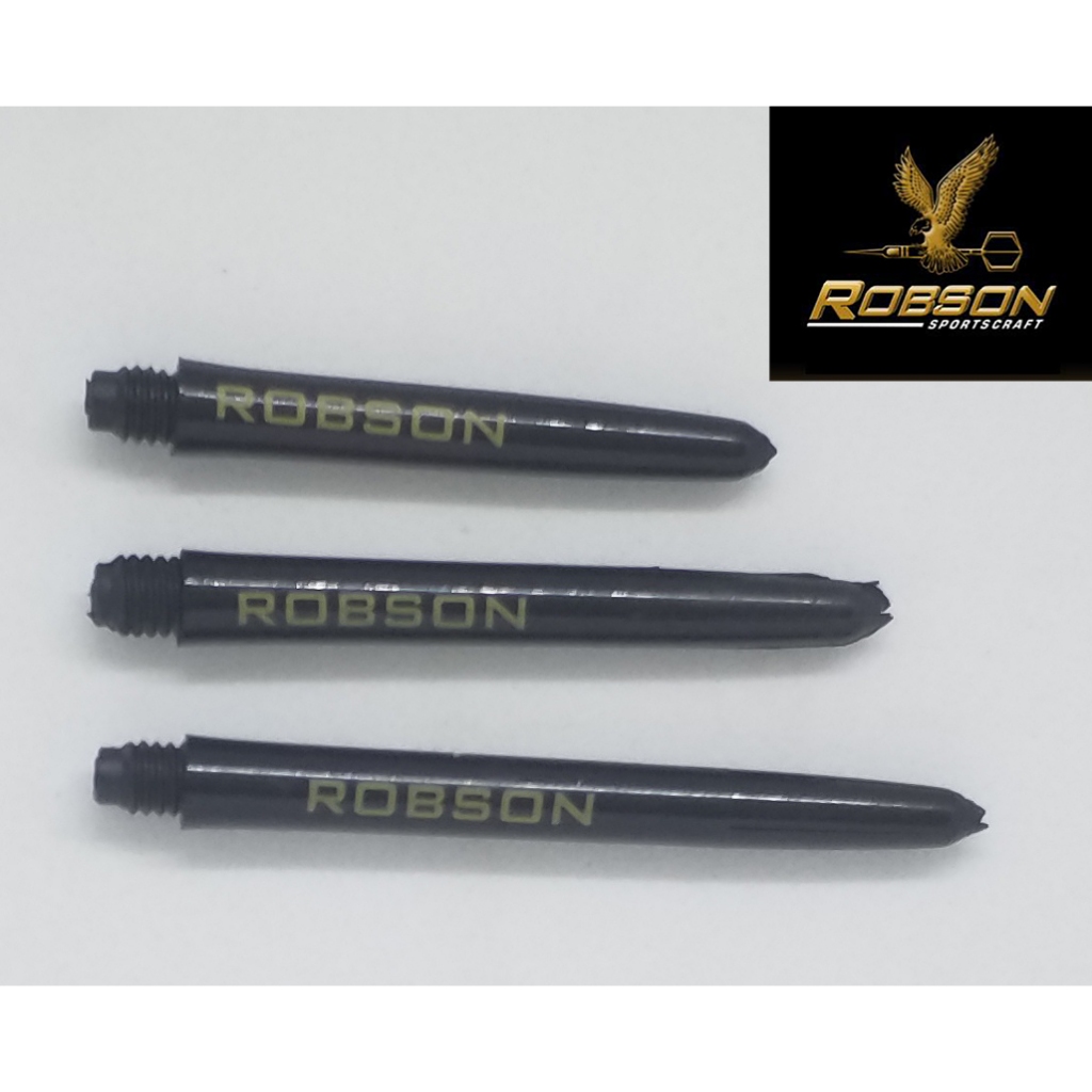 Robson Top Grip Plain Black 35mm / 40mm / 47mm Nylon Shaft set of 3 ...