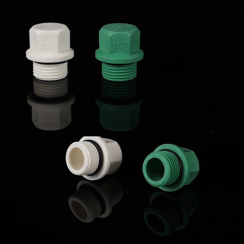 PPR Fittings Wholesale 1/2" 3/4" 1" PPR Pipe Plug/PPR Female Pipe Plug ...