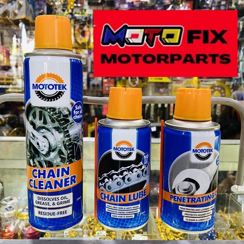 Mototek Chain lube and Chain cleaner set | Shopee Philippines