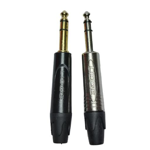 PL55 STEREO PLUG - LIDGE (YM202E-BLACK YM202D-SILVER) | Shopee Philippines