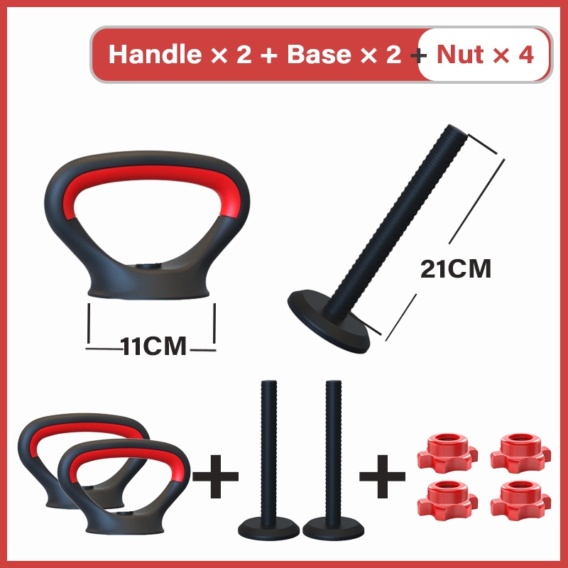 GT Adjustable Kettlebell Handle for Plates Multifunctional Kettlebell ...