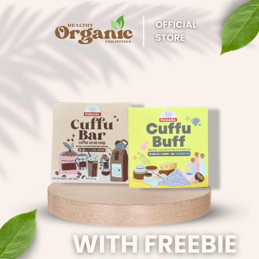 Magara Skin Cuffu Bar Coffee Scrub Soap 60g Buff Volcanic Ash Soap 70g ...