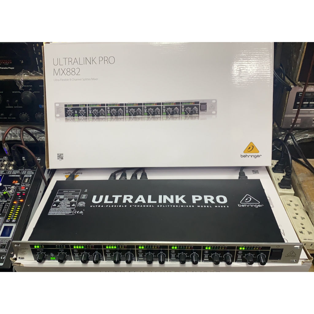 Behringer 8 channel Splitter/Mixer Ultra-Flexible Ultra link Pro MX882 ...