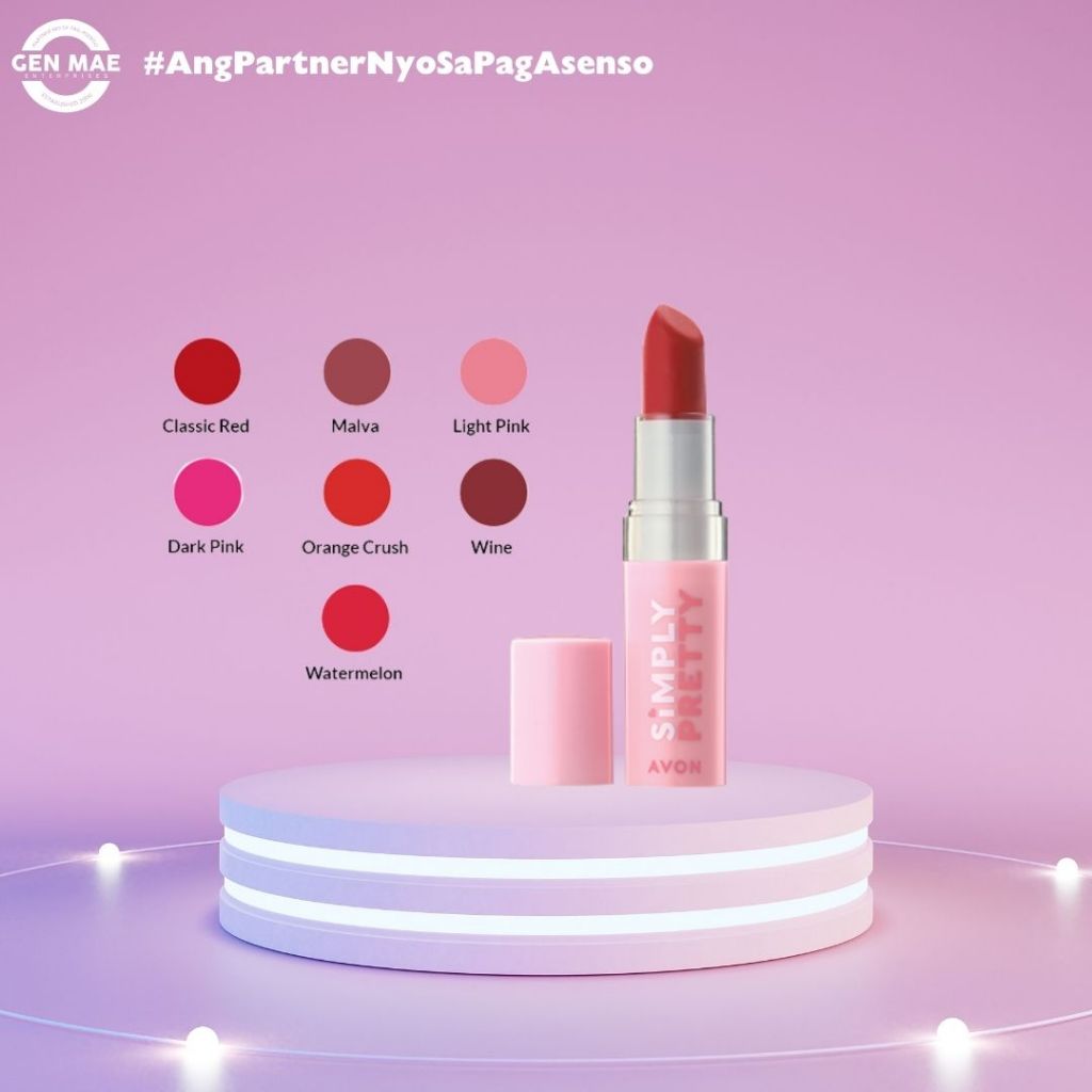 AVON SIMPLY PRETTY MATTE LIPSTICK 4g | Shopee Philippines