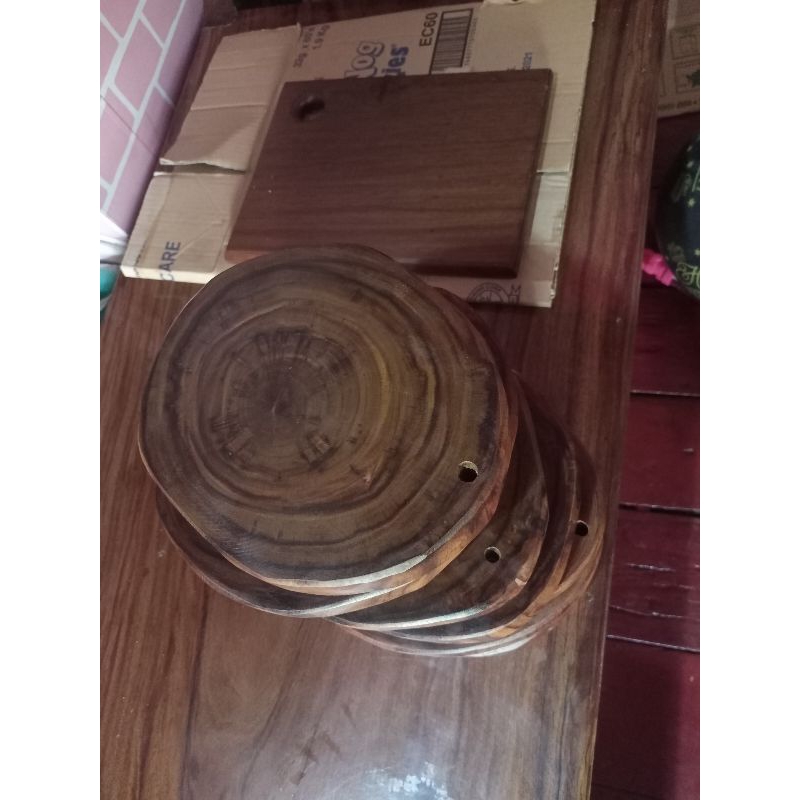 Round-Log chopping board (5 to 6"-diameter) | Shopee Philippines