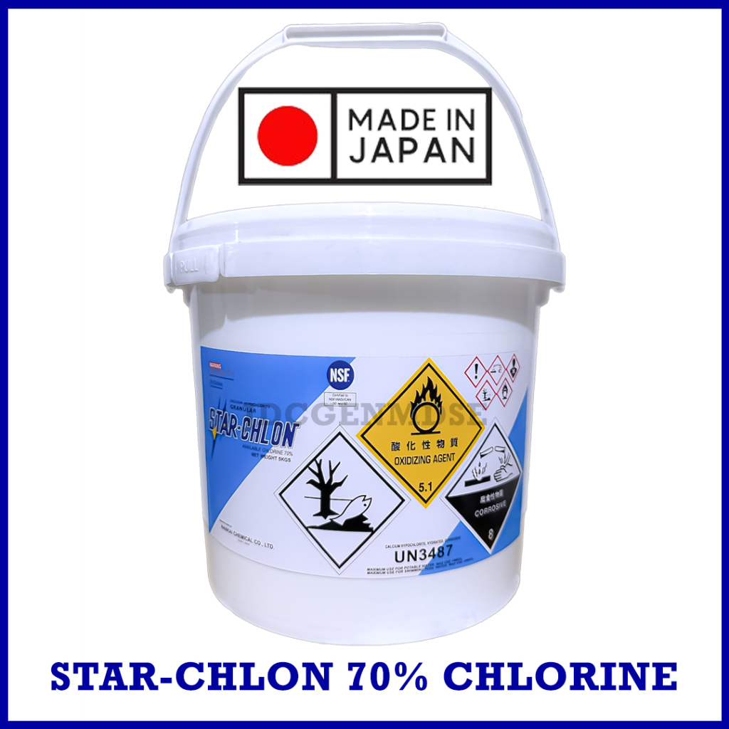 Star-Chlon 70G Swimming Pool Chlorine Made in Japan 70% Calcium ...