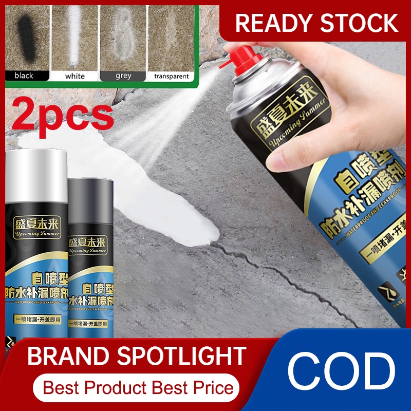 2Pcs Waterproof Spray 1200ml Flex Seal Spray Waterproofing Spray for ...