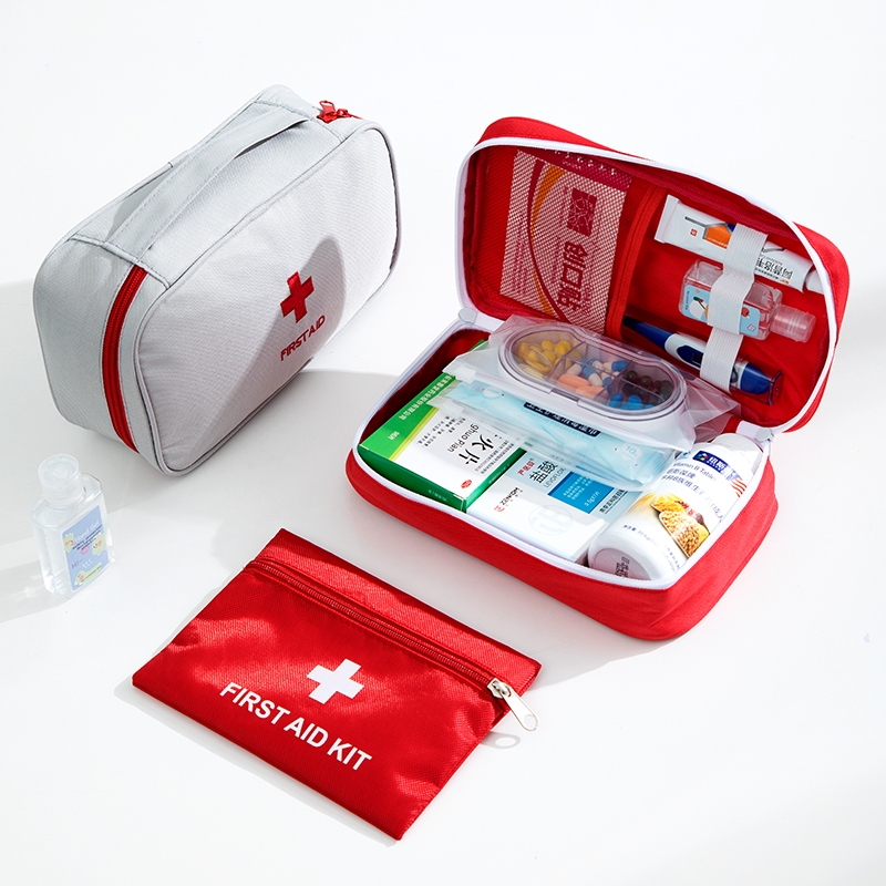 First Aid Kit Medical Kit Emergency Pouch Home Medical Supplies Storage ...