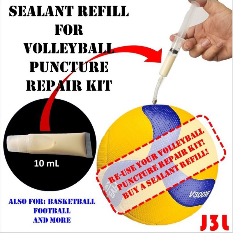 Sealant Refill for Volleyball Puncture Repair Kit 10mL (Sealant only ...