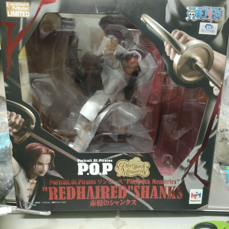 Megahouse P.O.P Playback Memories ONE PIECE Red Haired Shanks | Shopee Philippines