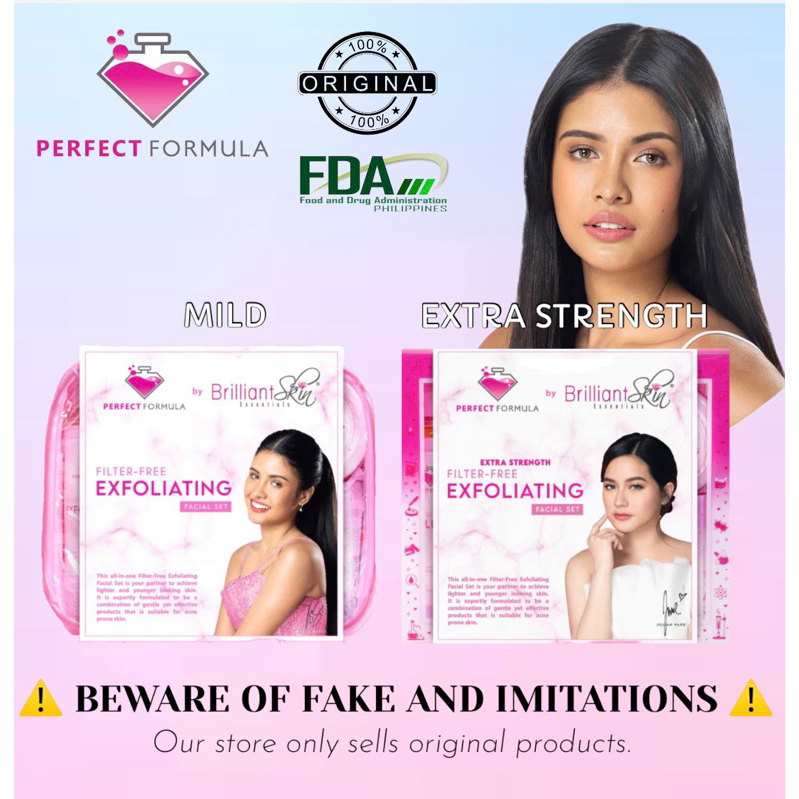 𝐎𝐑𝐈𝐆𝐈𝐍𝐀𝐋 Perfect Formula Rejuvenating Set Filter Free Exfoliating Set ...