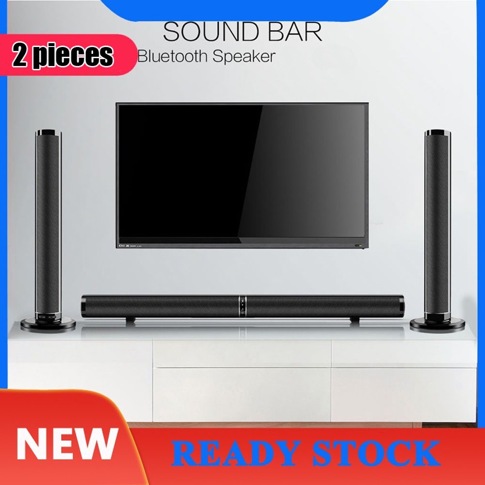 2pcs Soundbar Bluetooth Speaker Home Theatre Surround | Shopee Philippines