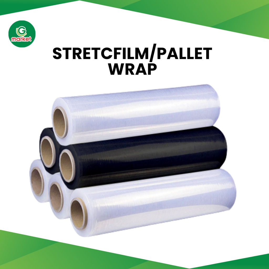 Stretch Film Pallet Wrap Black/Clear stretch film Jack Wrap | Shopee ...