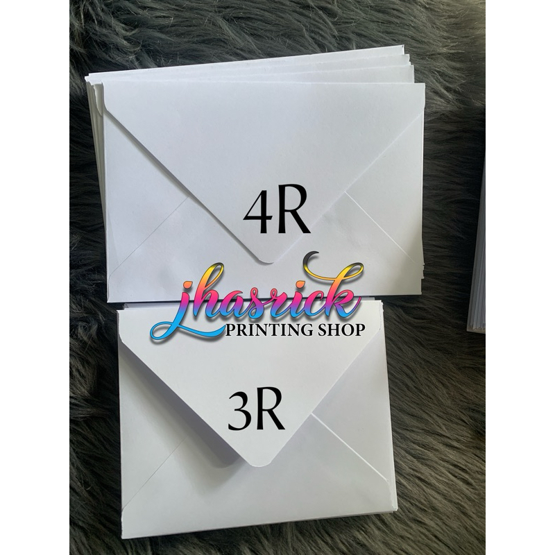 invitation envelop for wedding birthday debut baptismal in 4r size and ...