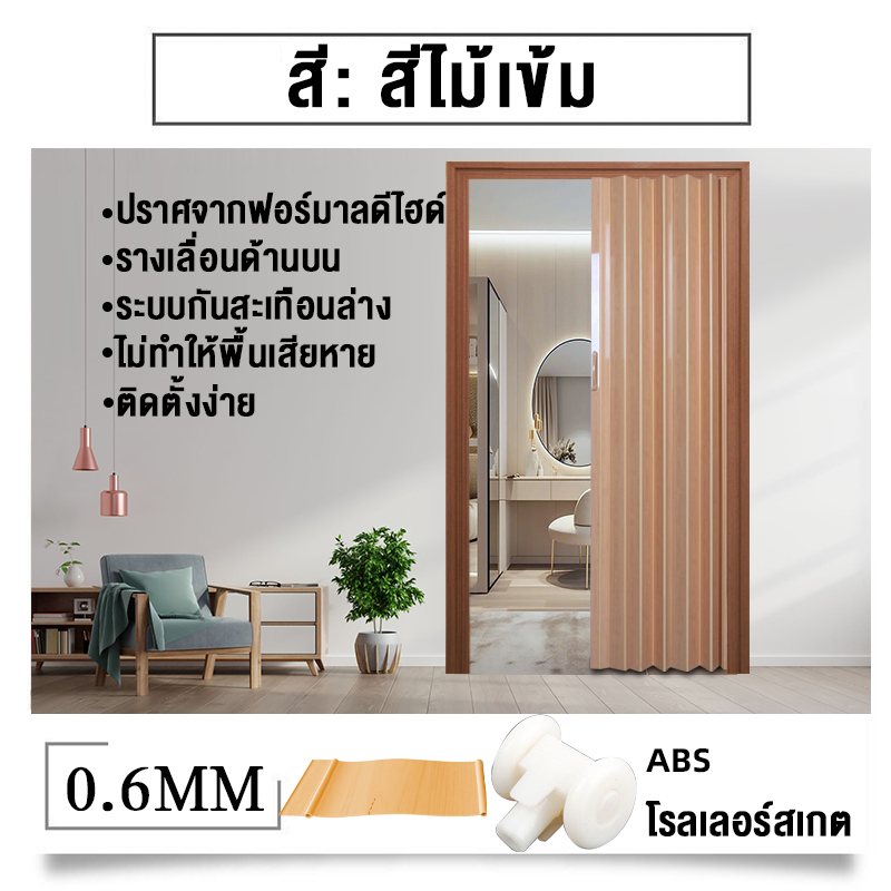 PVC Folding Door PVC Sliding Door Kitchen Partition Door Hanging Rail ...