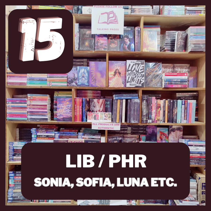 (Basket #15)LIB /PHR Books - Martha, Owwsic, Josh, Luna, Sonia etc ...