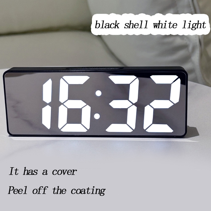 Luminous Alarm Clock LED Multifunction Digital Simplism Style USB ...