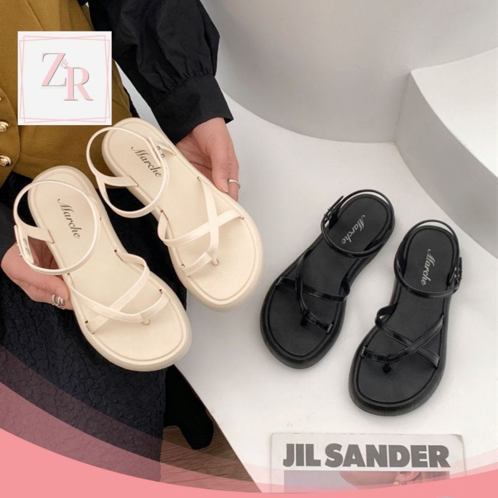 Z&R (+1up size malapad/mataba paa) Exquisuite Soft Strappy Sandals For ...