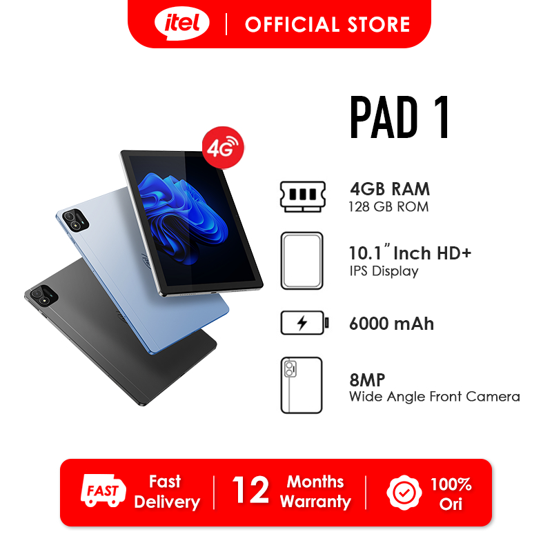 itel Pad 1 (4GB/128GB) 6000mAh 10.1inches | Shopee Philippines