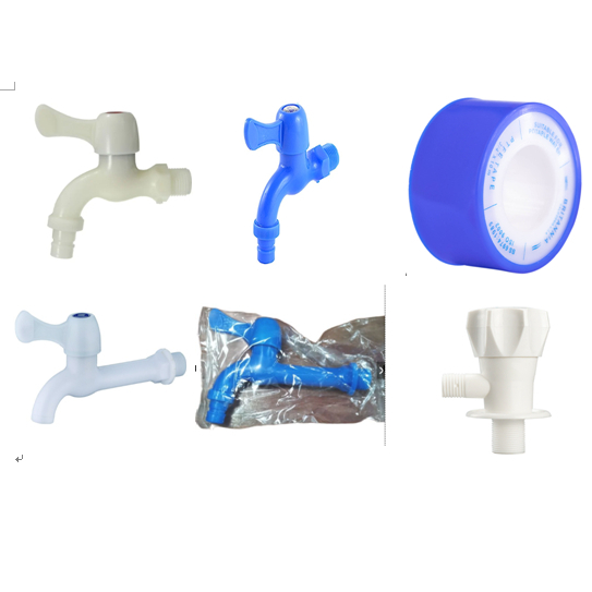Plastic faucet PVC faucet 1/2 blue and white color. | Shopee Philippines