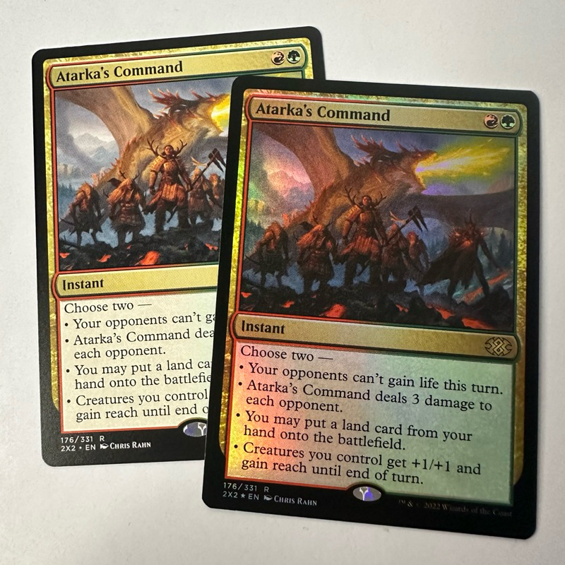 ATARKA’S COMMAND | DOUBLE MASTERS 2022 | MULTICOLOR | MTG MAGIC THE ...