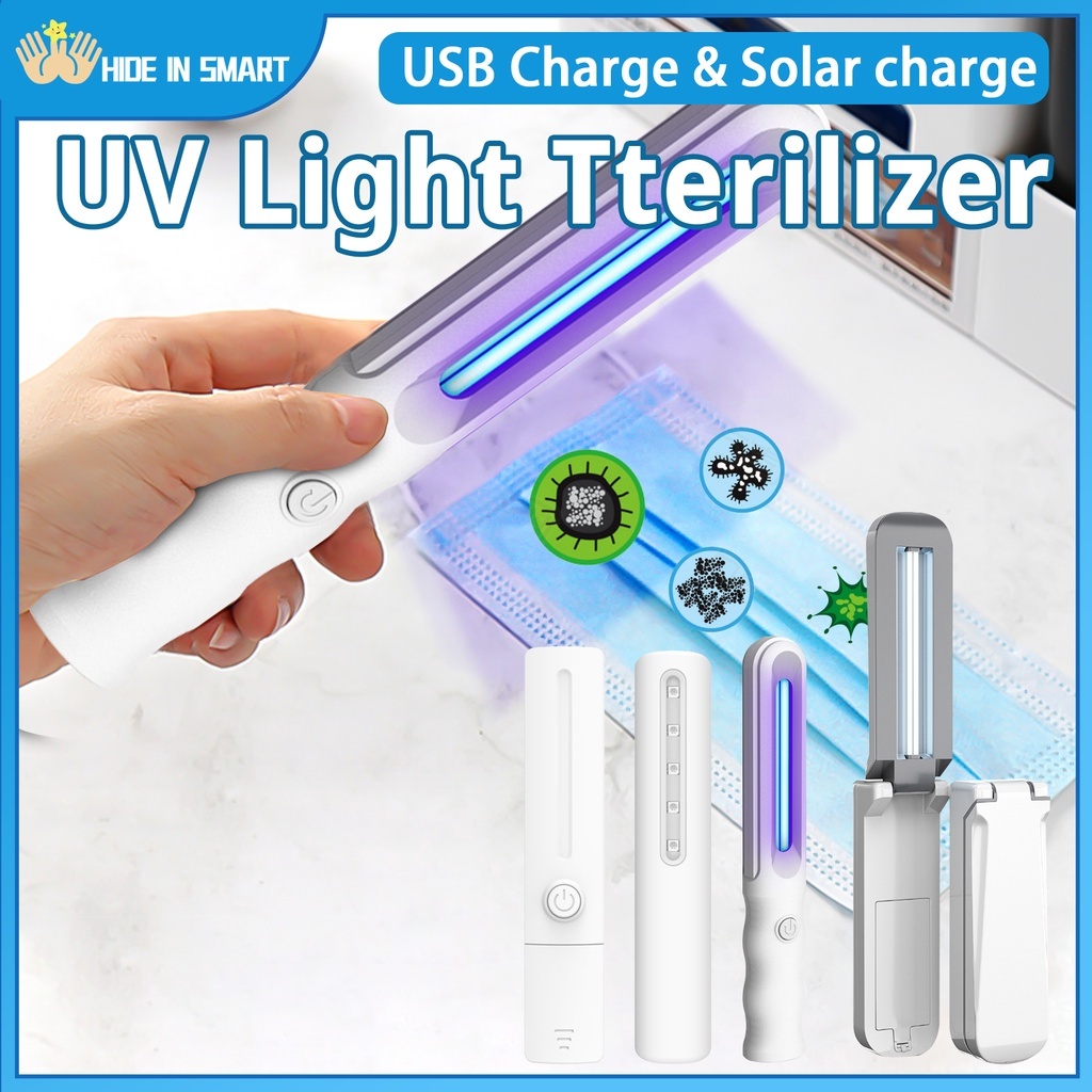 UV Disinfection Sterilizer Light Portable Germicidal Handheld Disinfectant LED Stick Uvc ...