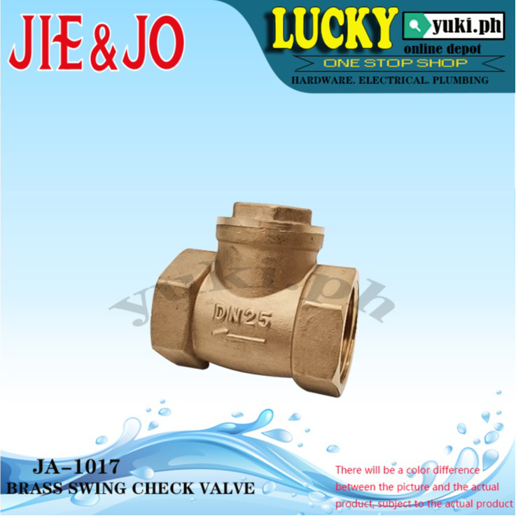 JA-1017 JIE&JO BRASS SWING CHECK VALVE 1/2" / 3/4" / 1"/11/4 | Shopee ...