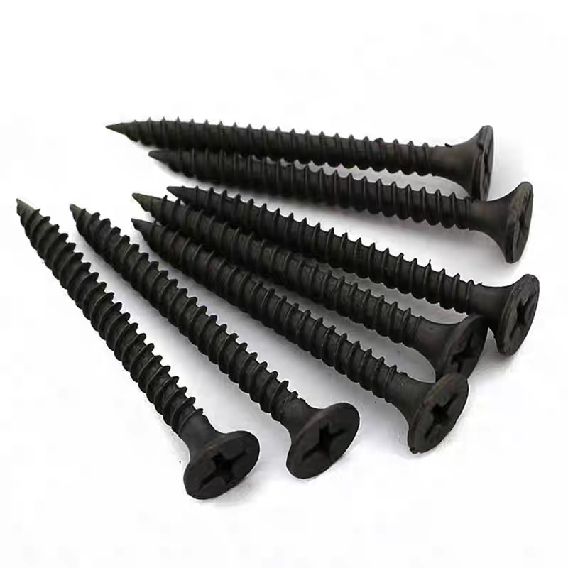 (500pcs) Gypsum board Drywall Black Screw gymsum screw wood for ...