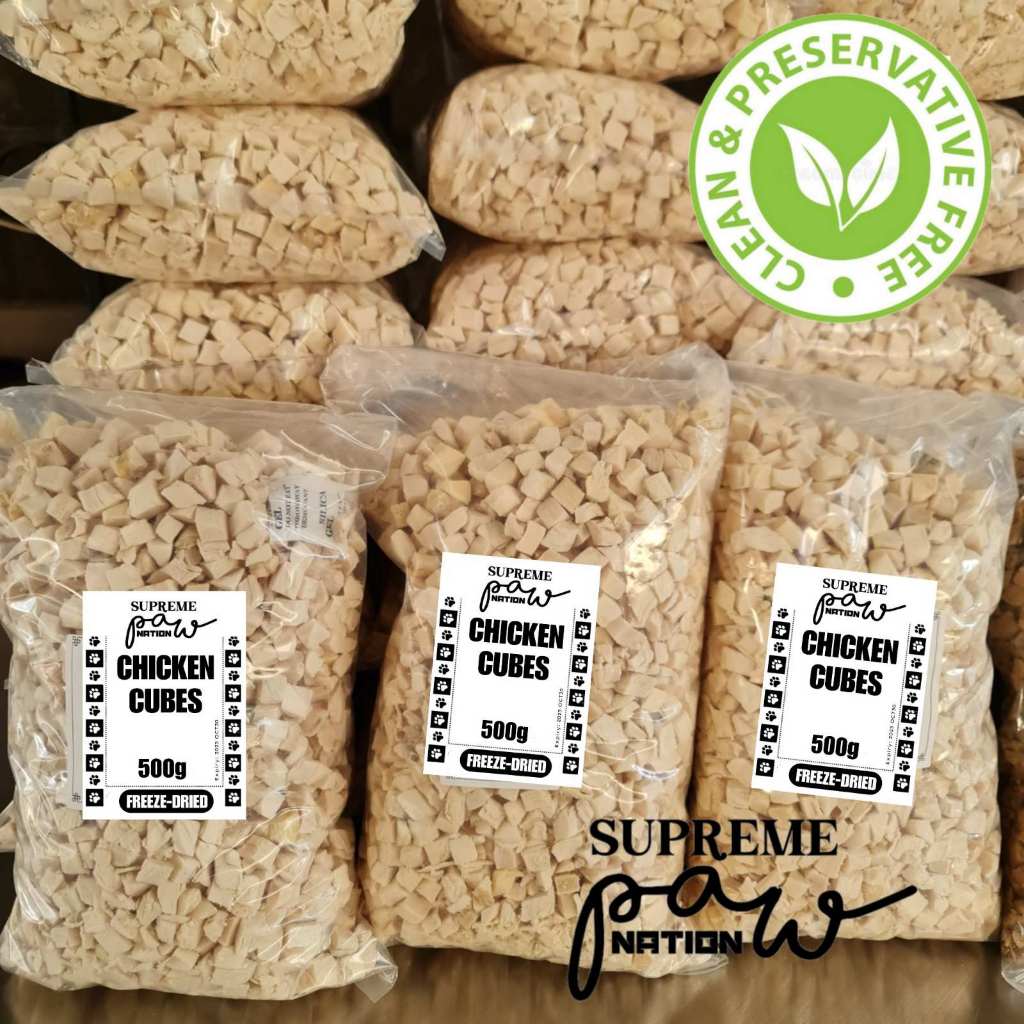 LARGE FREEZE DRIED BEEF CHICKEN LIVER MEAT CUBES CUBES PURE MEAT ...